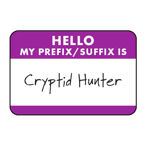 "Cryptid Hunter" Player Title Prefix and Suffix | Fallout 76